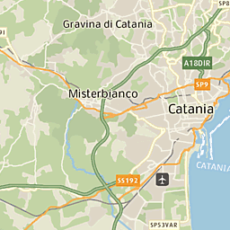 Quartieri Di Catania Map Pa